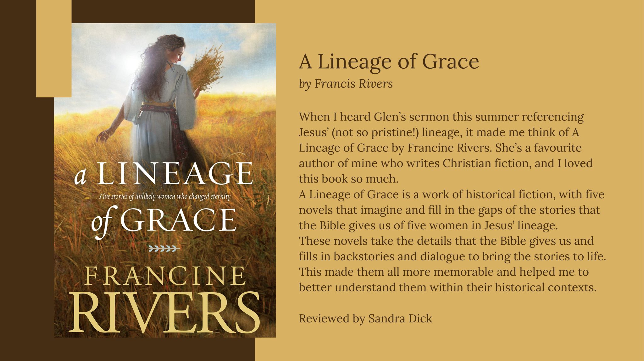 September 2023 Book Review - Lineage of Grace - Leamington United ...