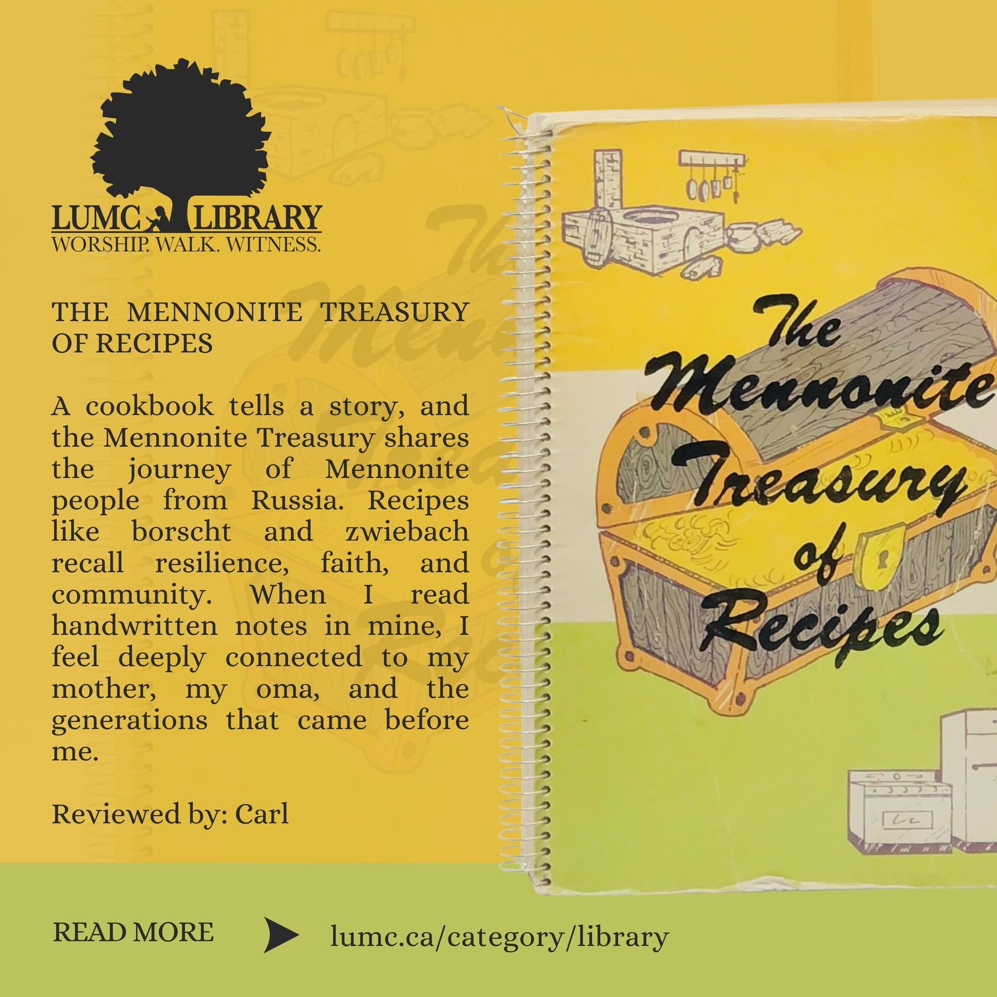 November 2025 Book Review – The Mennonite Treasury of Recipes ...